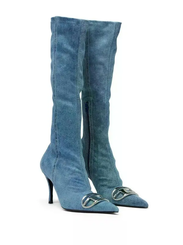 DIESEL® D-venus Kb Denim Knee-high Boots