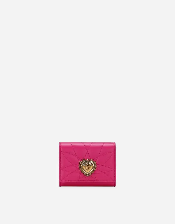 Dolce & Gabbana Devotion French Flap Wallet - Pink