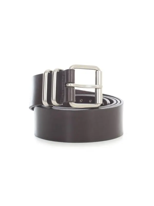 Dries Van Noten Studded Leather Belt - Brown