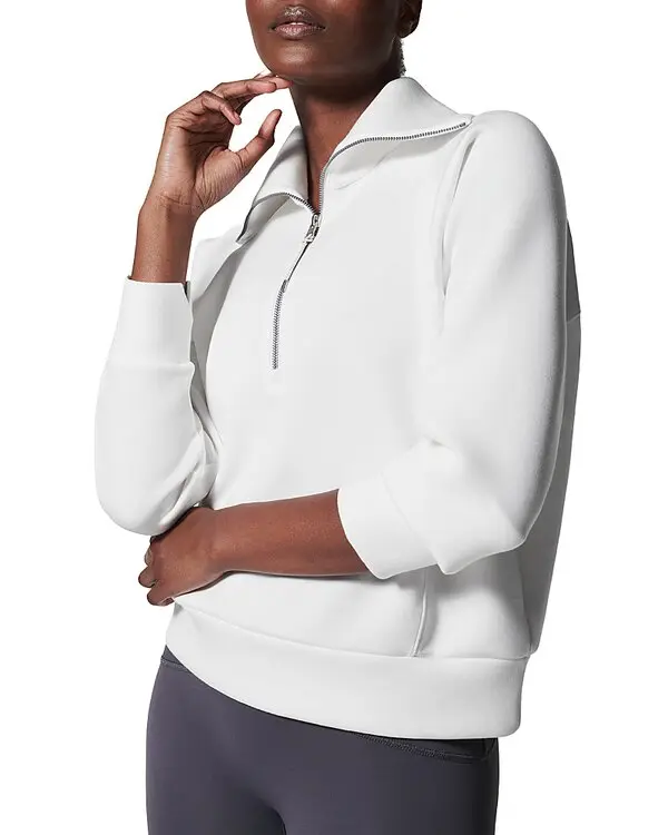 Spanx Airessentials Half Zip - Powder