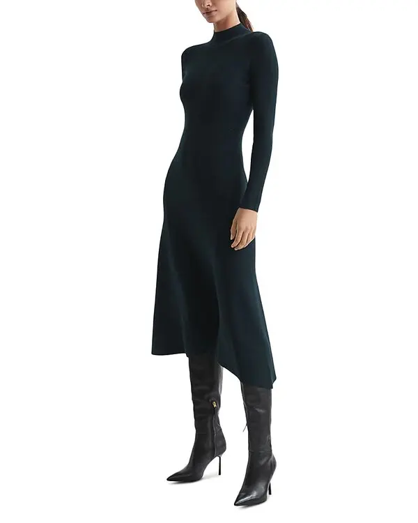 REISS Chrissie Rib Knit Dress