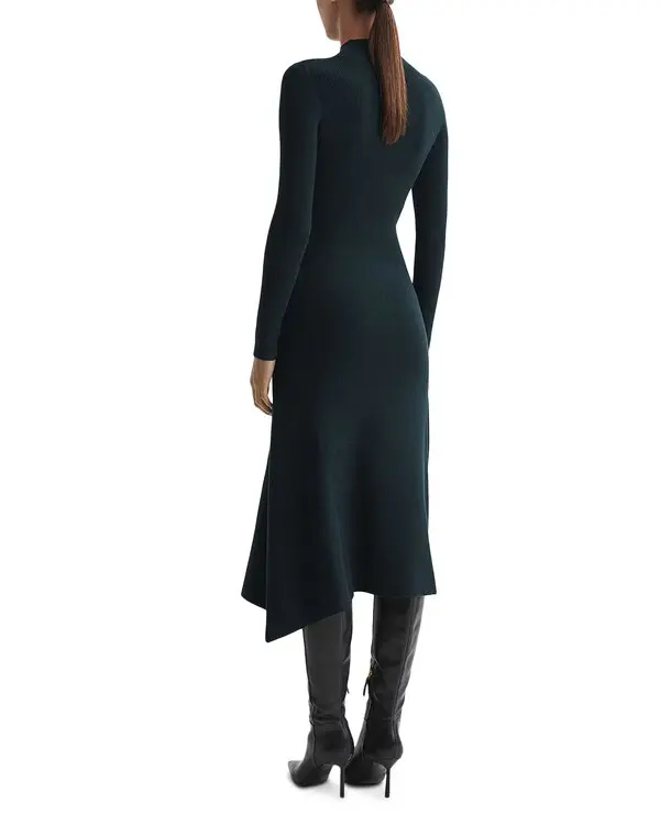 REISS Chrissie Rib Knit Dress