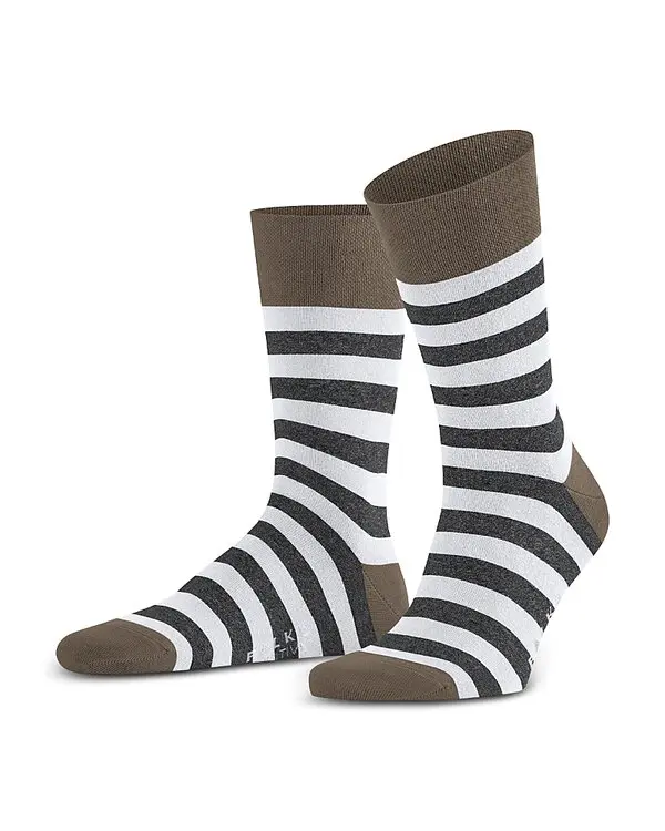 Falke Cotton Blend Mid-calf Socks - Pebble