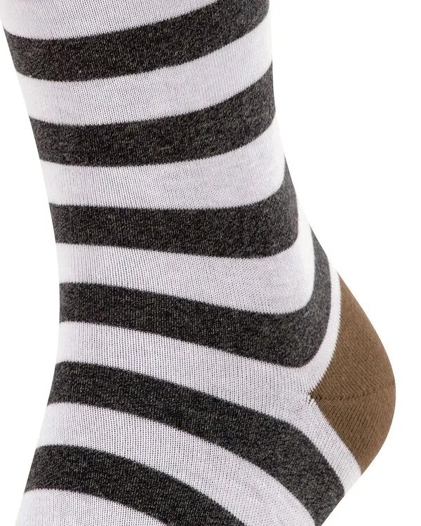 Falke Cotton Blend Mid-calf Socks - Pebble