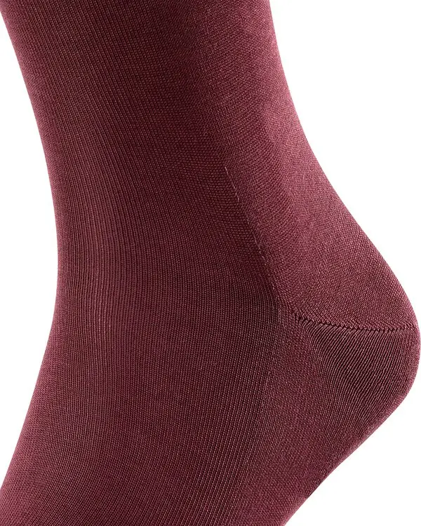 Falke Cotton Blend Fil D'ecosse Mid-calf Socks - Barolo