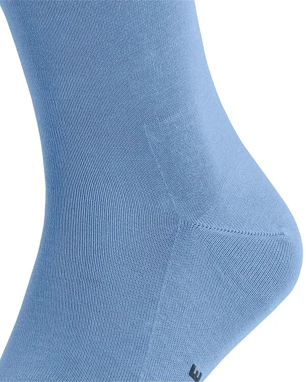 Falke Cotton Blend Fil D'ecosse Mid Calf Socks - Cornflower