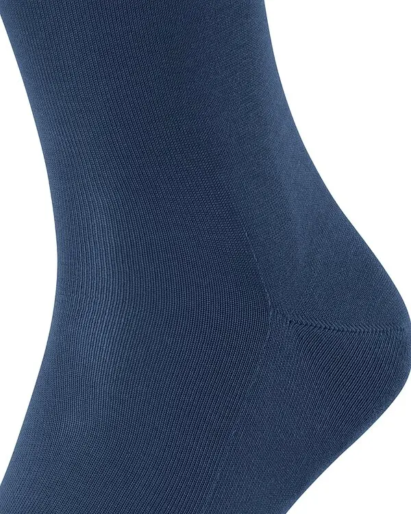 Falke Cotton Blend Fil D'ecosse Mid Calf Socks - Royal Blue