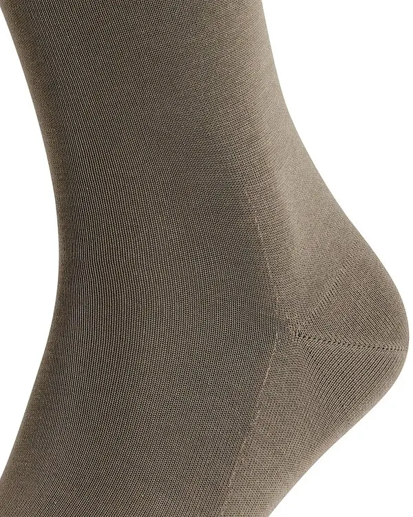 Falke Cotton Blend Fil D'ecosse Mid-calf Socks - Vulcano