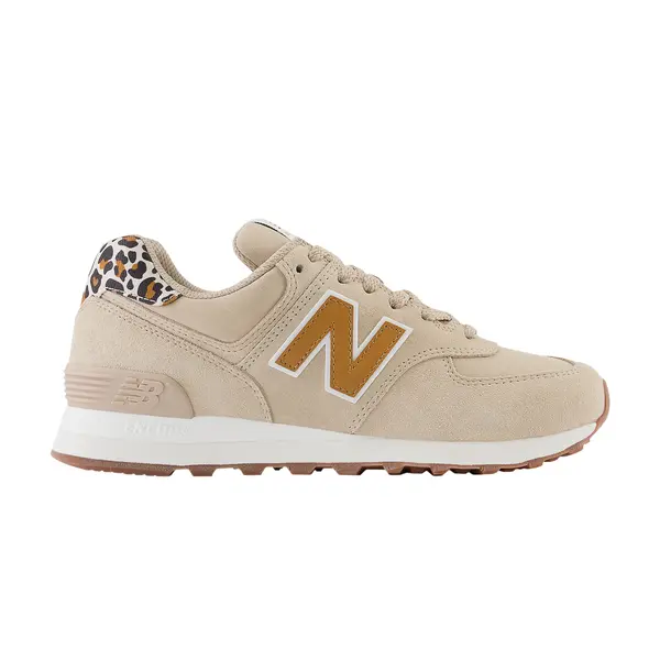 NEW BALANCE 574 Leopard Sneakers - Pink