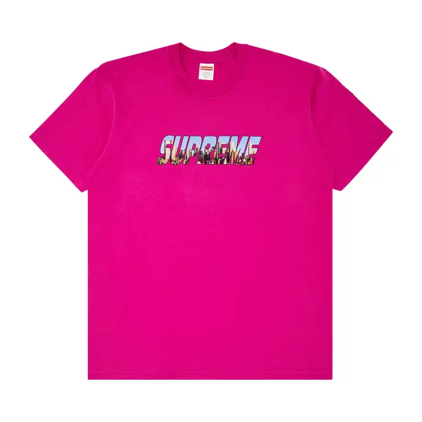 Supreme Gotham Tee 'magenta - Pink