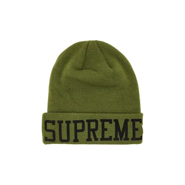 Supreme X New Era Varsity Beanie - Green