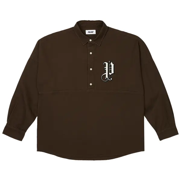 PALACE Old English Shirt - Brown
