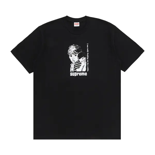 Supreme Freaking Out Tee - Black