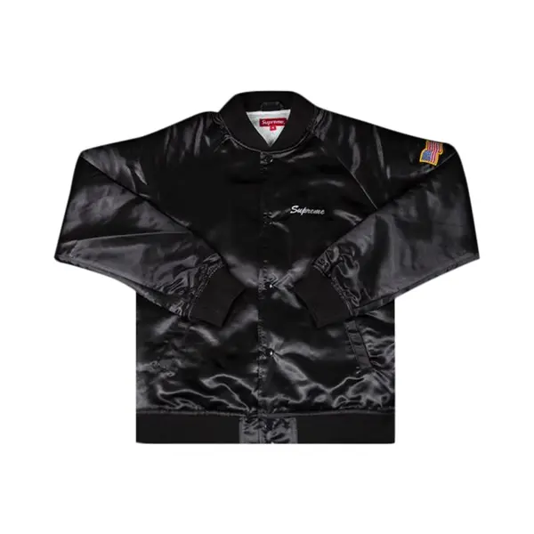 Supreme Betty Boop Satin Club Jacket - Black