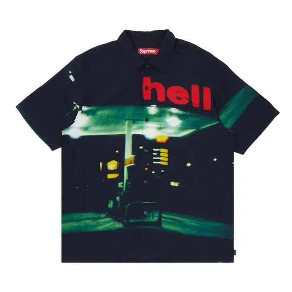 Supreme Hell Short-sleeve Shirt 'multicolor - Black