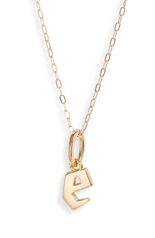 MIRANDA FRYE Customized Initial Pendant Necklace - Gold - E