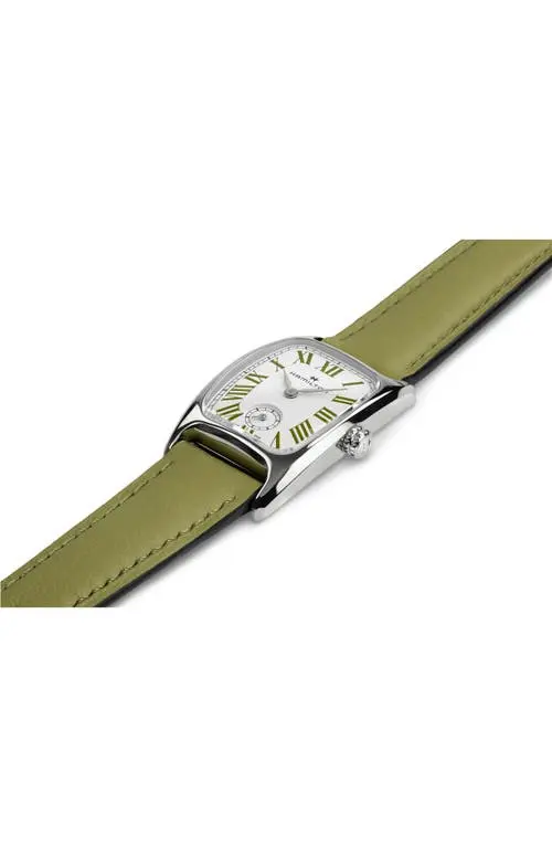 Hamilton American Classic Boulton Strap Watch - White/green