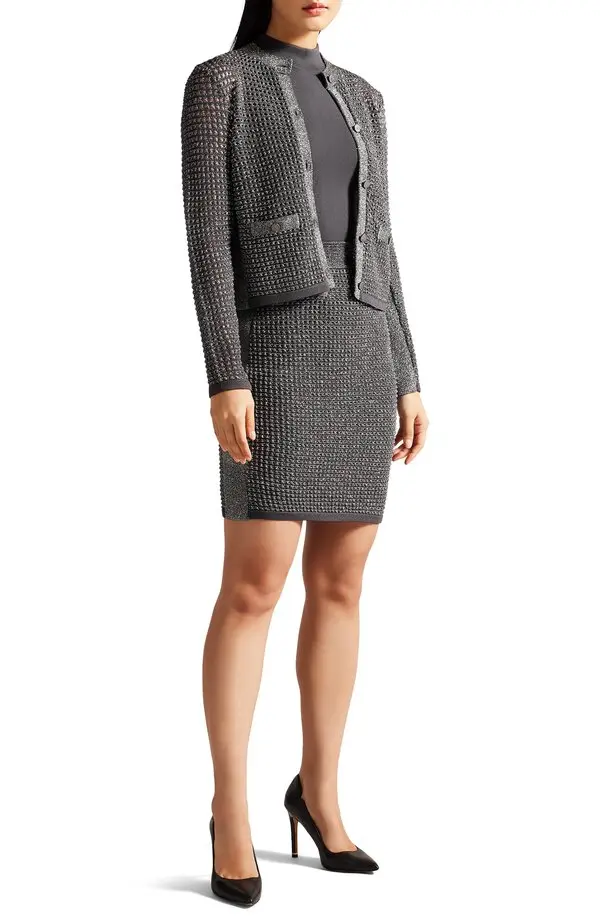 Ted Baker London Sanriia Sleeveless Mock Two Piece Dress