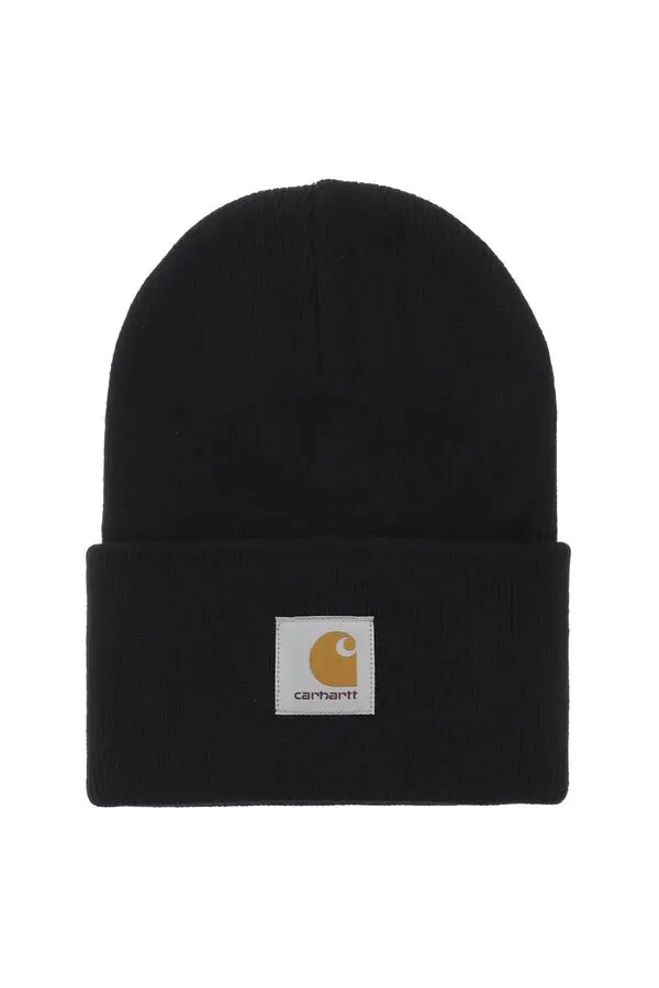 Carhartt Work In Progress Beanie Hat With Logo Patch
