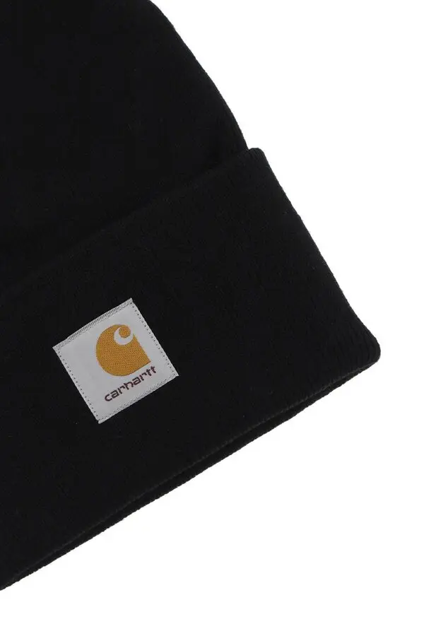 Carhartt Work In Progress Beanie Hat With Logo Patch