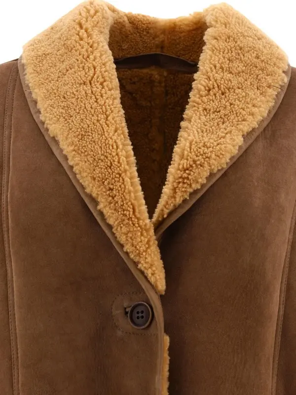 SALVATORE SANTORO Jacket With Shearling Inserts