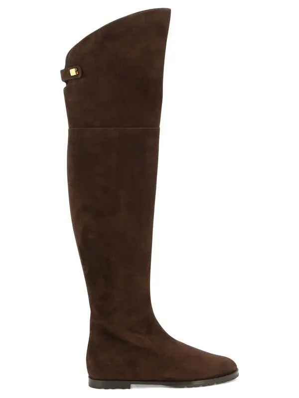 MAISON SKORPIOS Stefania Boots - Brown