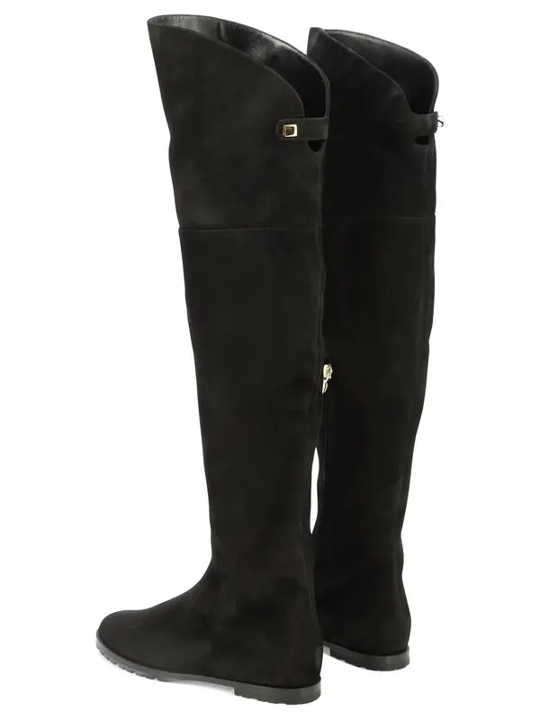 MAISON SKORPIOS Stefania Over-the-knee Boots - Black