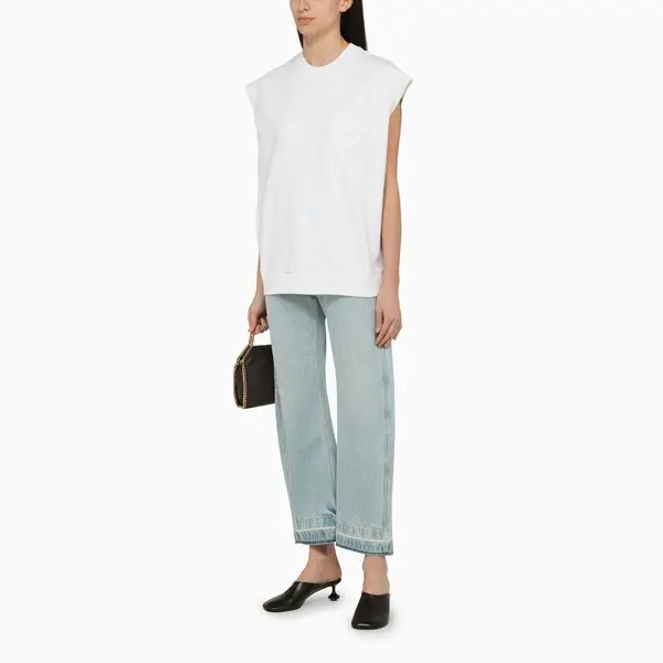 Stella McCartney Cotton Oversized Vest With Logo