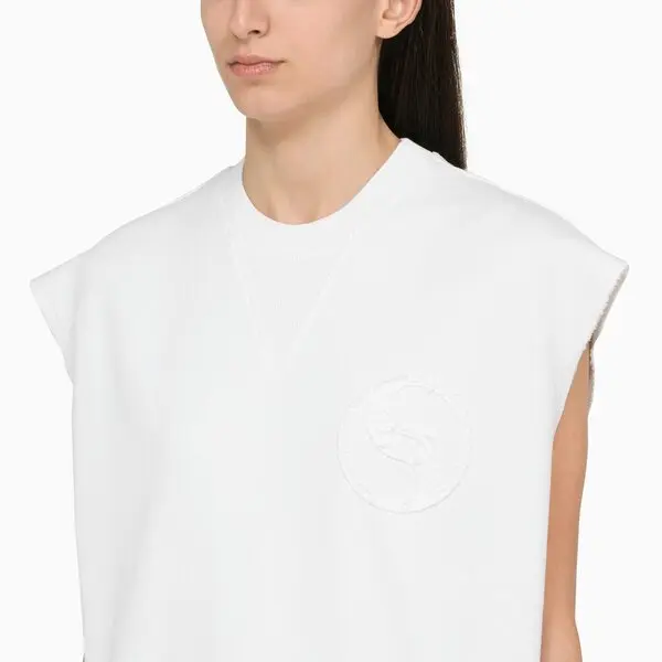 Stella McCartney Cotton Oversized Vest With Logo