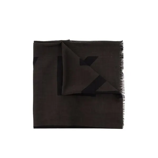 Givenchy Logo Scarf - Gray