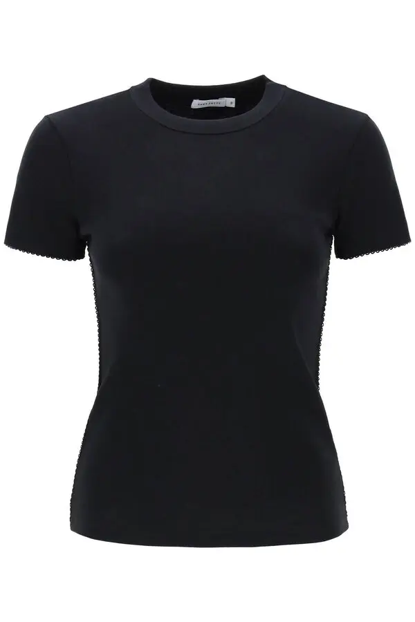 Saks Potts Uma T Shirt With Picot Details