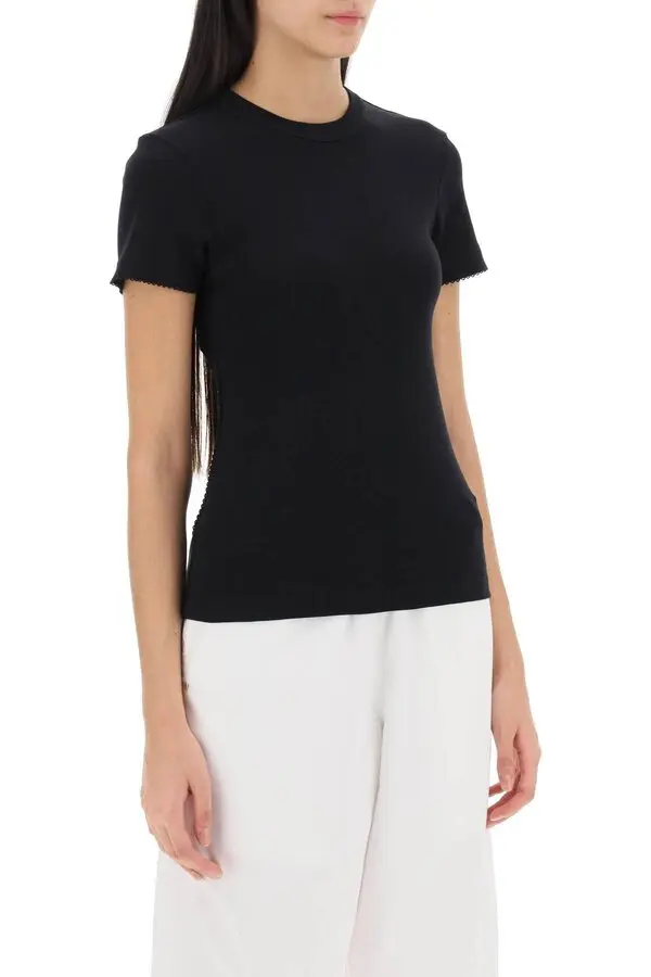 Saks Potts Uma T Shirt With Picot Details