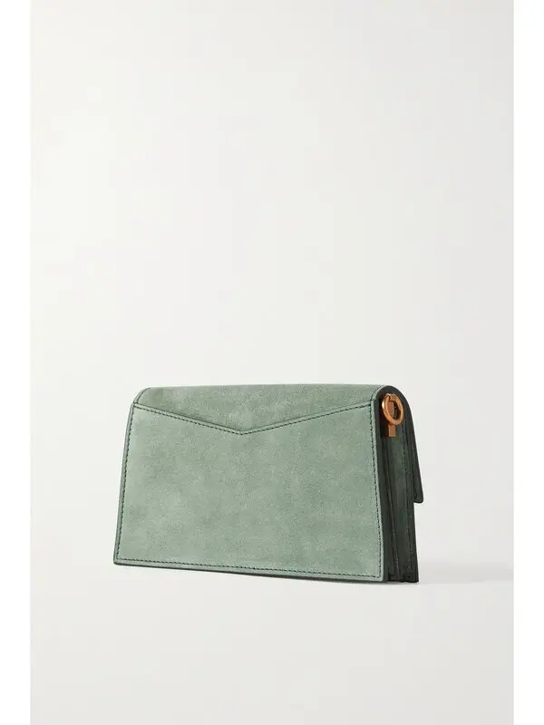 METIER Fernando Jorge Roma Mini Embellished Suede Shoulder Bag