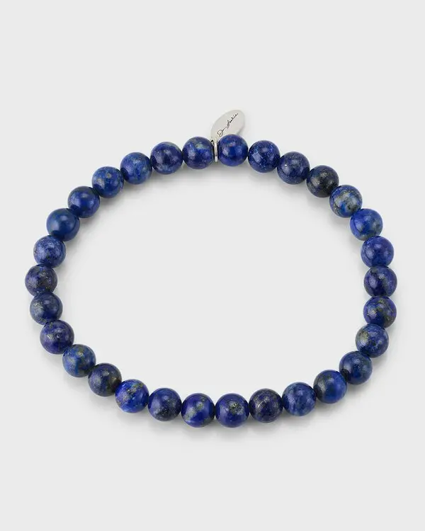 JAN LESLIE Lapis Lazuli Beaded Bracelet - Blue