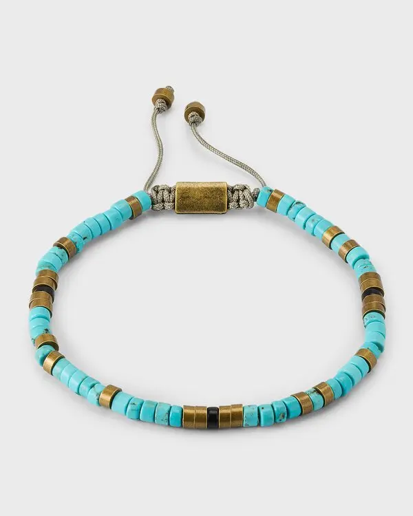 JAN LESLIE Beaded Bracelet - Turquoise