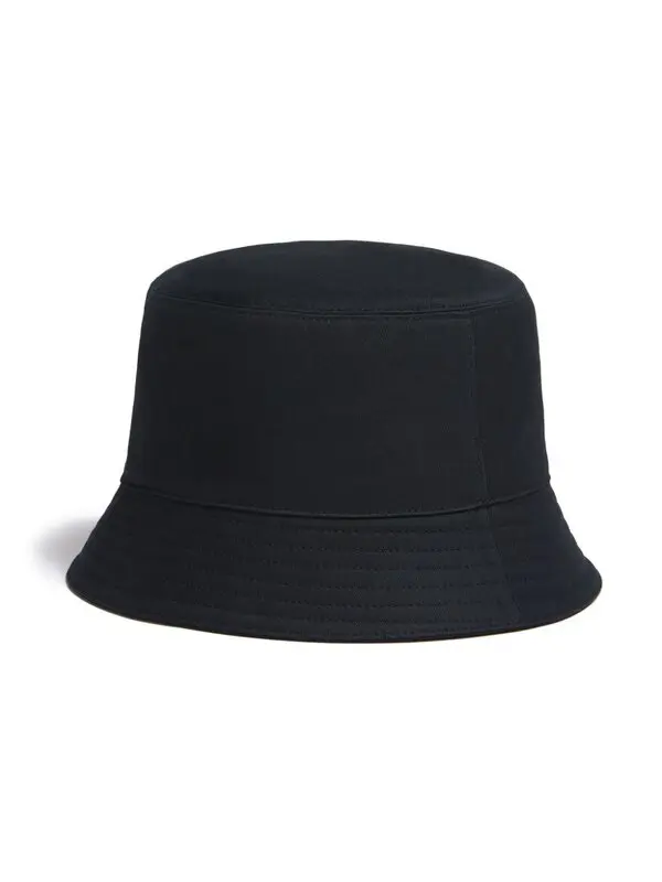 Marni Logo-embroidered Bucket Hat - Black