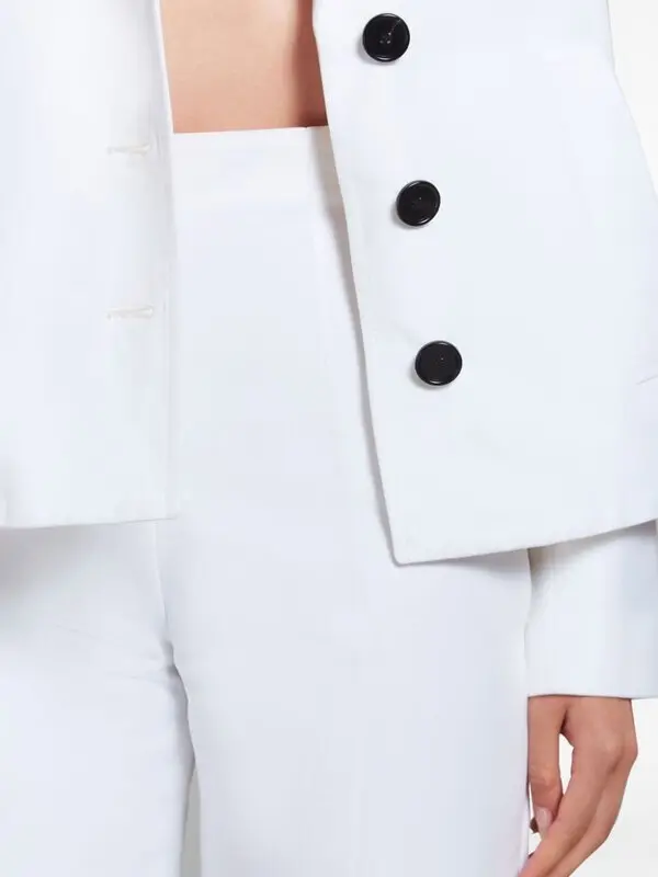 Marni Wide-leg Cropped Trousers - White
