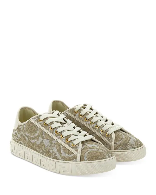 Versace Low Top Sneakers - Beige/off White