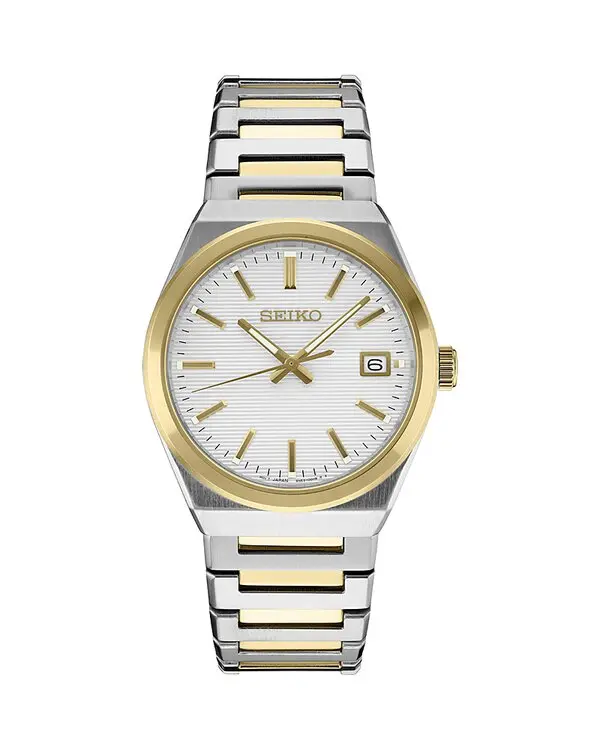 SEIKO Essentials 39mm Watch - Silver/two-tone