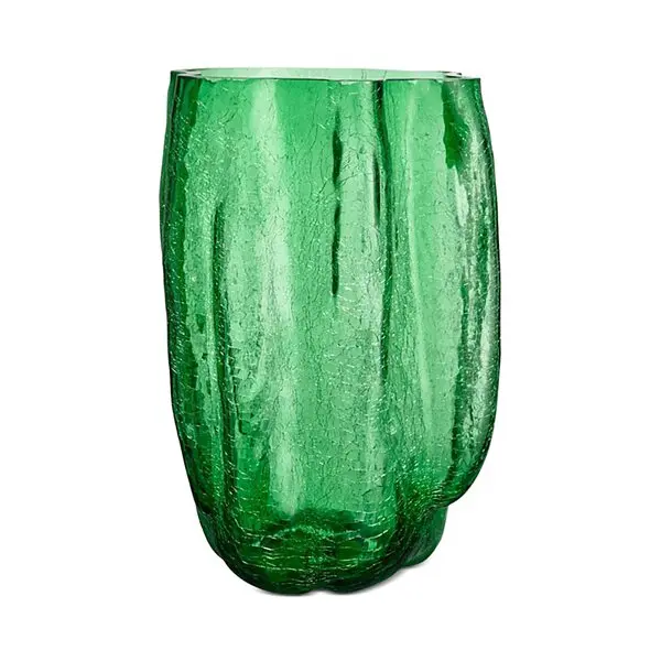 KOSTA BODA Crackle Vase, Extra Large - Green