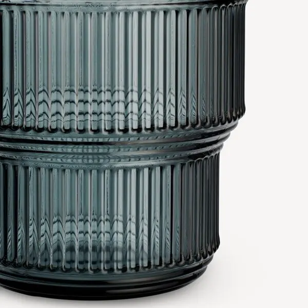 KOSTA BODA Pavilion Tulip Vase - Gray