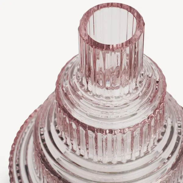 KOSTA BODA Pavilion Vase, Small - Pink