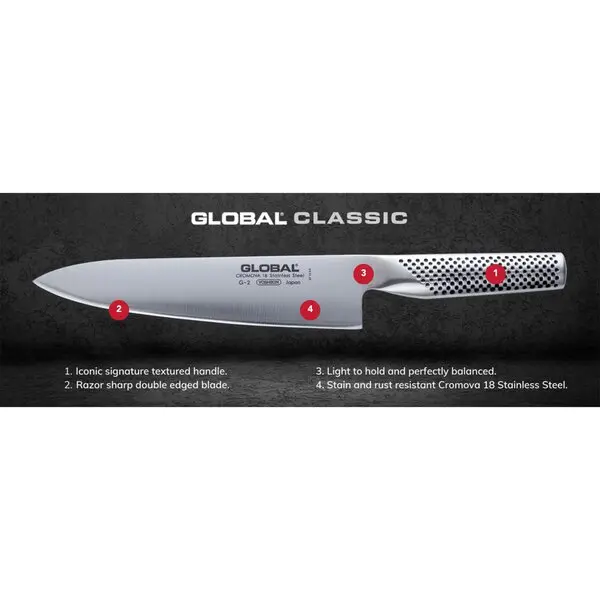 GLOBAL 4-piece Steak Knife Set