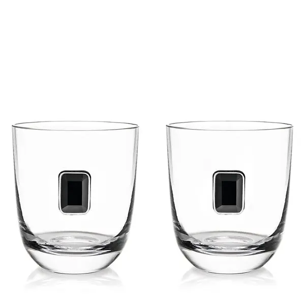 ANNA NEW YORK Double Old-fashioned Glasses, Set Of 2 - Clear