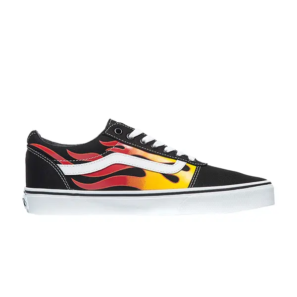 VANS Ward 'flames' Sneakers - Black