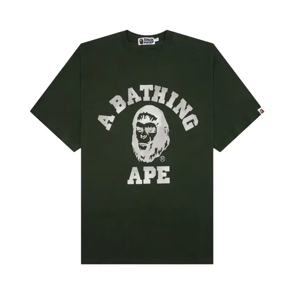 A BATHING APE College Graphic T-shirt - Green