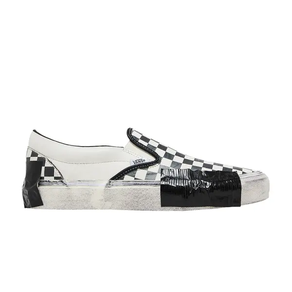 VANS Classic Slip-on Vlt Lx 'lux Duct Checkerboard - Black