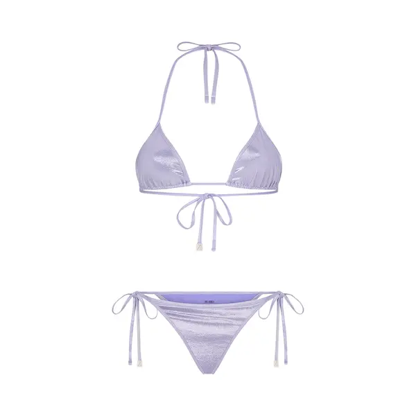 Attico Two-piece Bikini Set - Purple