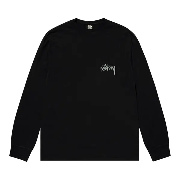 StÜssy Landin Long-sleeve Tee - Black