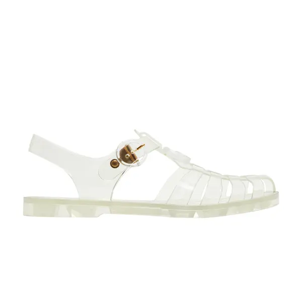 Gucci Gg Fisherman Sandals - White